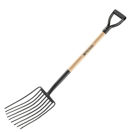 Furca cu 9 coarne, 235x355x1150 mm, maner din lemn lacuit, Palisad ...