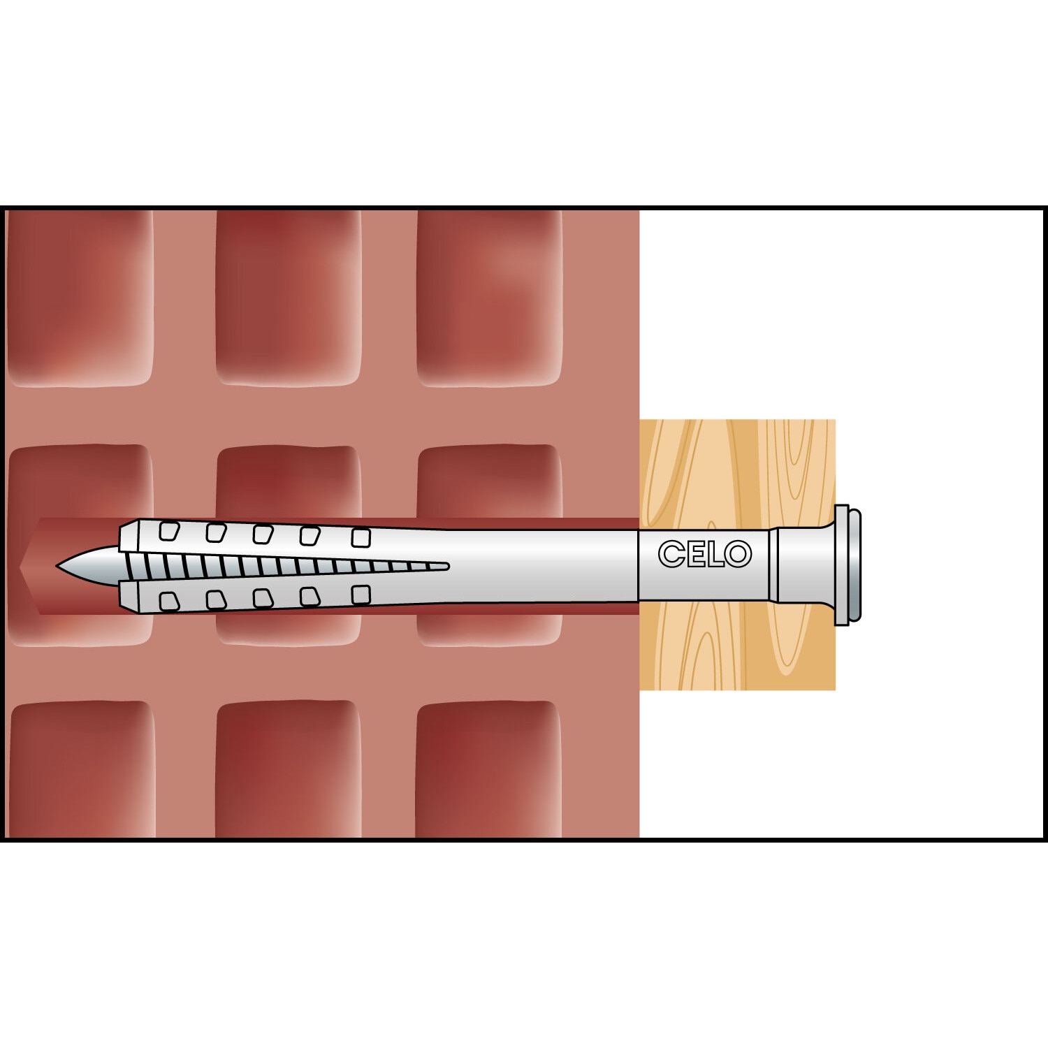 Set 50 dibluri cu holsuruburi prin bataie profesionale beton, caramida ...