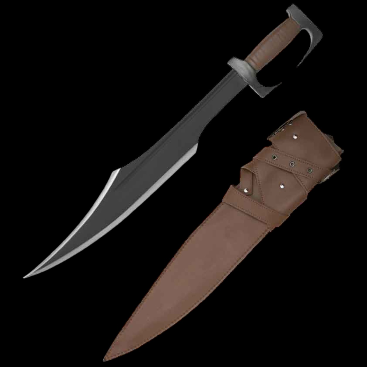 Sabie Spartana cu Teaca, Inox, Negru, DB-300B - eMAG.ro