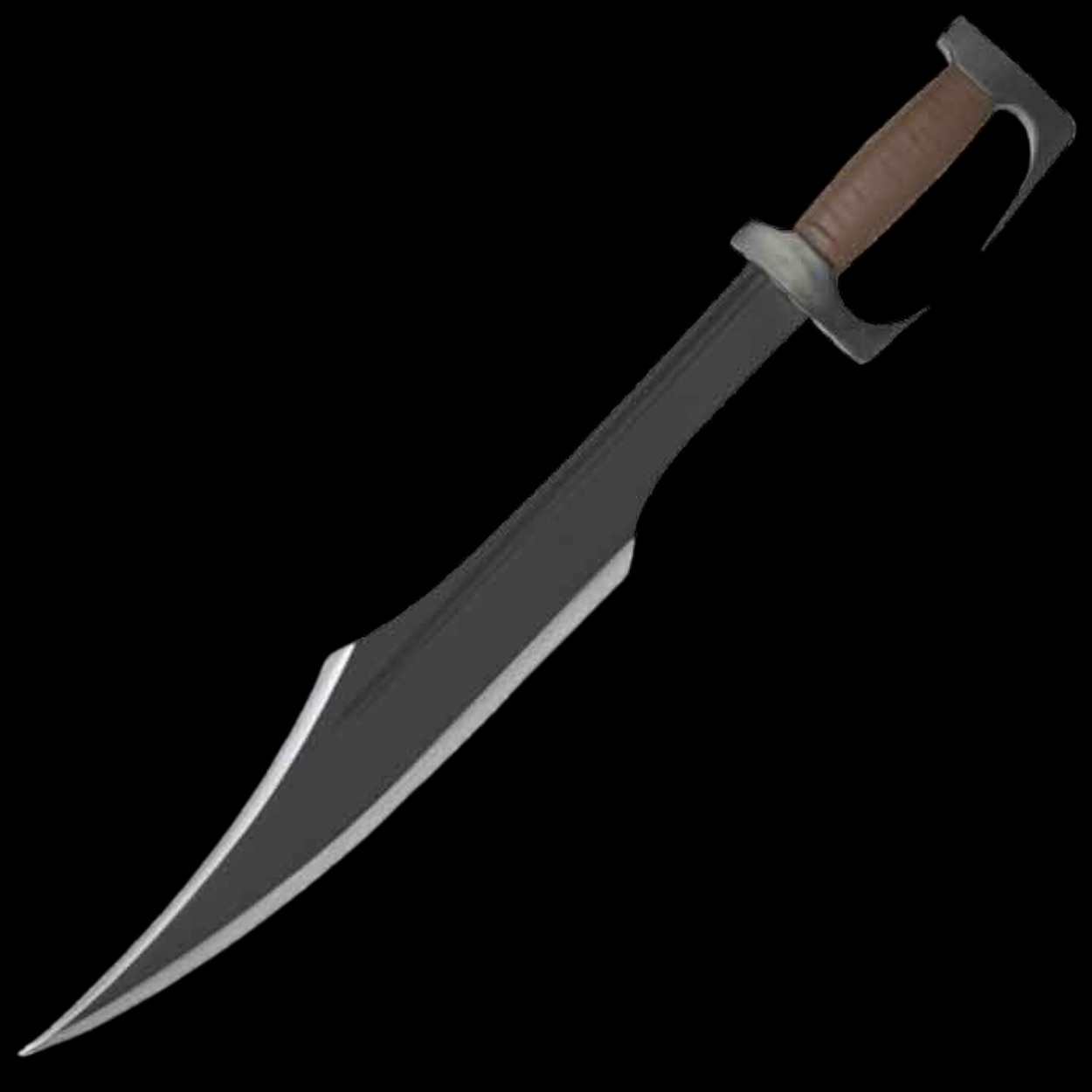 Sabie Spartana cu Teaca, Inox, Negru, DB-300B - eMAG.ro