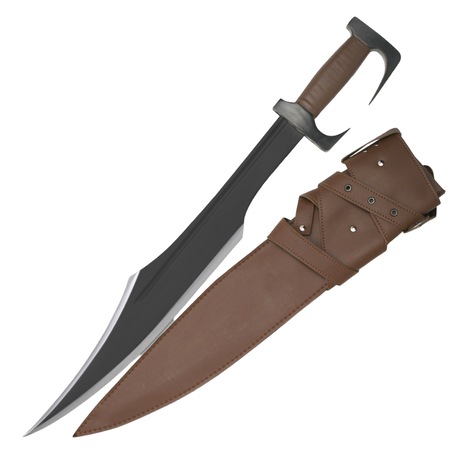 Sabie Spartana cu Teaca, Inox, Negru, DB-300B - eMAG.ro