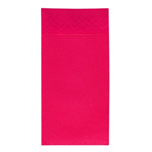 Set 75 Servetele Mank HORECA cu buzunar, Tissue Deluxe®, Rosii, 40 x 40 ...