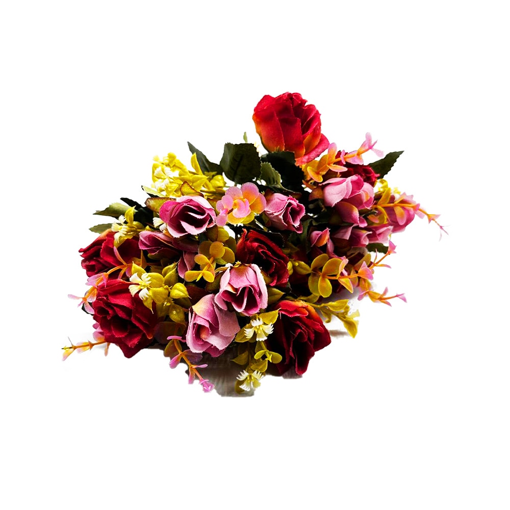 Set 6 buchete Flori artificiale, Multicolor, 30 cm, VisionXXI - eMAG.ro