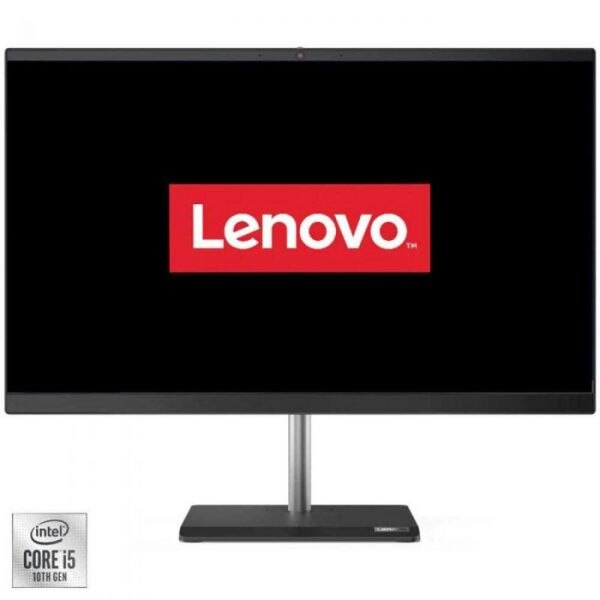 Настолен компютър Lenovo All-In One V50a 24IMB, Intel Core I5-10400T ...