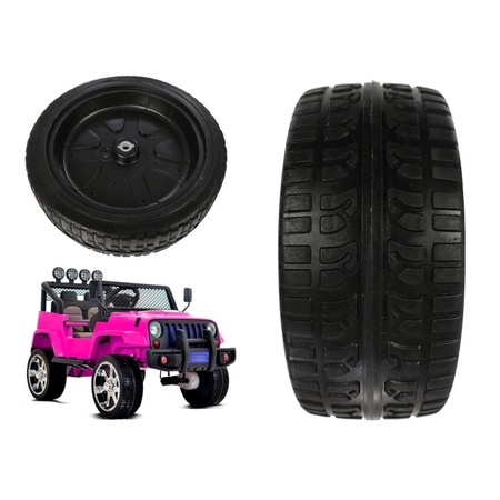 Roata pentru masinuta copii Auta, 28.5x11 cm, Negru - eMAG.ro