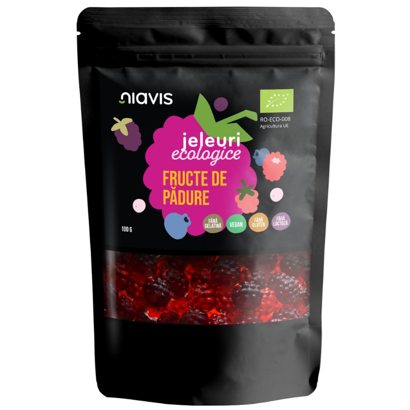 Jeleuri Fructe de Padure fara Gluten 100g Niavis - eMAG.ro