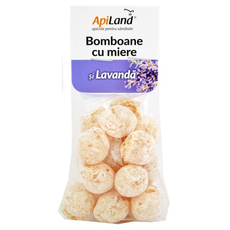Bomboane cu Miere si Lavanda 100g Apiland - eMAG.ro