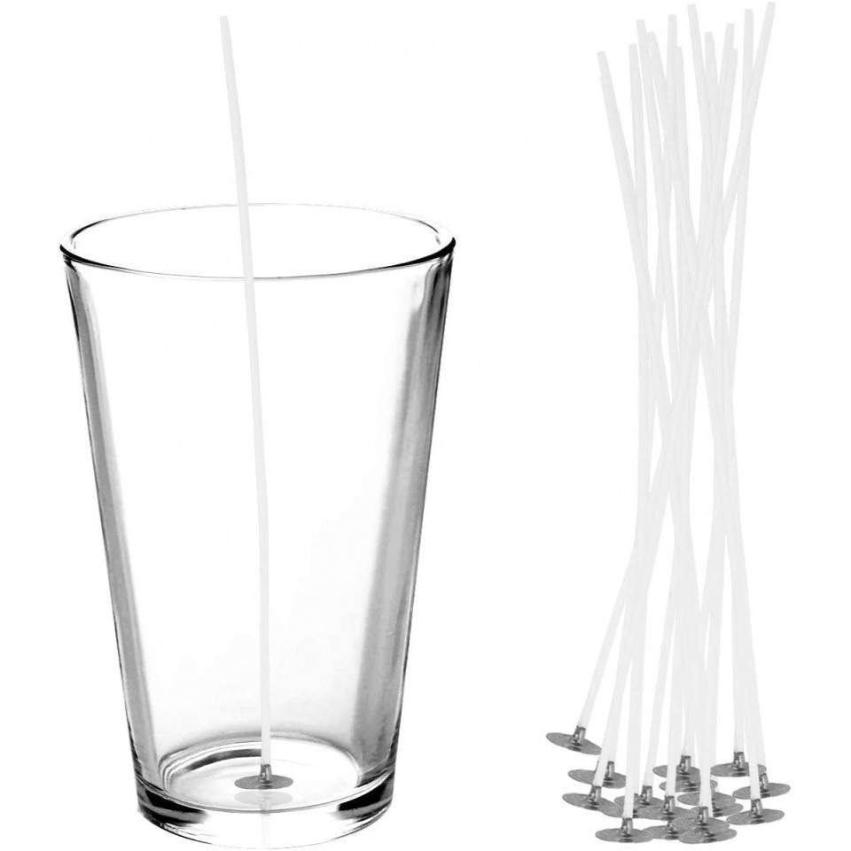 Fitil pentru Lumanari, 16CM, Set 50 bucati din Bumbac, textil cerat ...