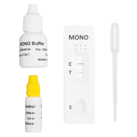 Set 25 bucati Test rapid Mononucleoza din sange - eMAG.ro
