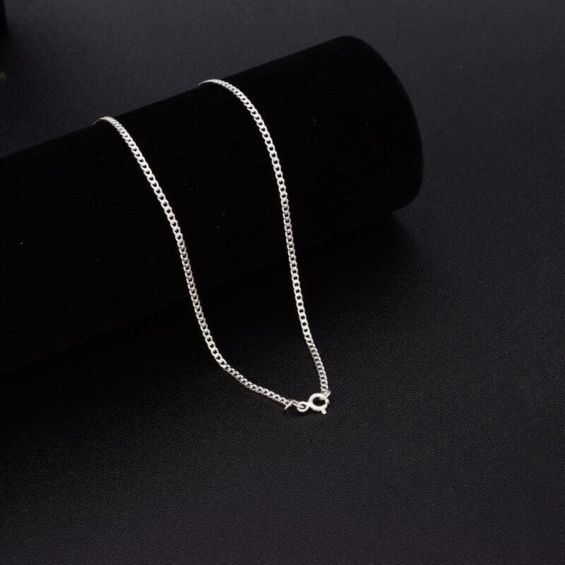 Lantisor argint cu zale plate 50-55-60 cm x 2,6 mm x 5 g - eMAG.ro