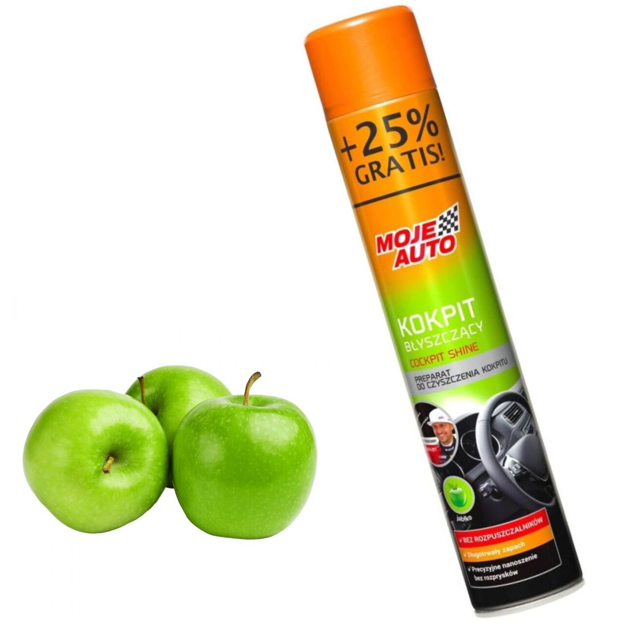 Spray curatare bord, Moje Auto, mere verzi, 750 ml - eMAG.ro