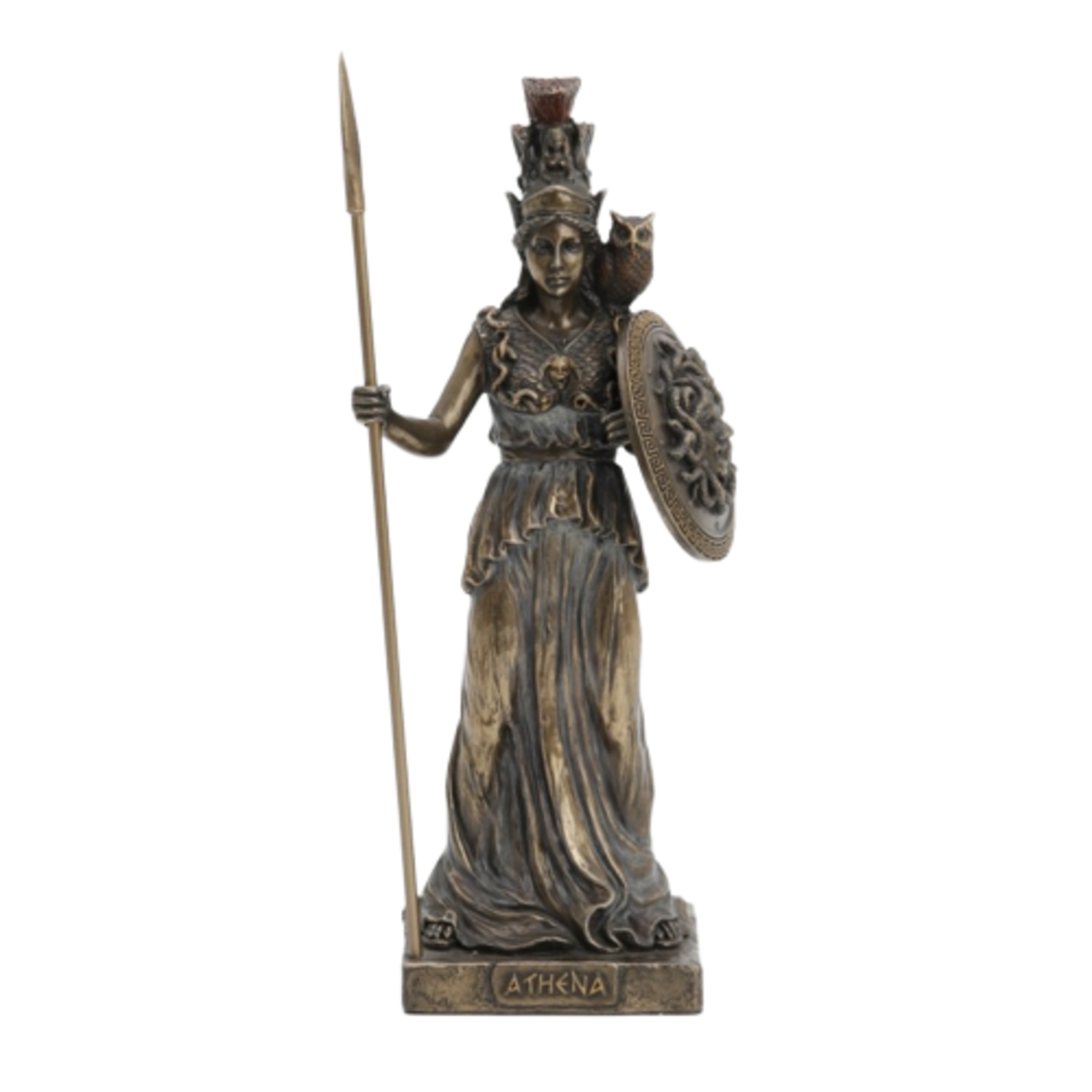 Figurina Athena Zeita intelepciunii, din rasina, WU77309A4 - eMAG.ro