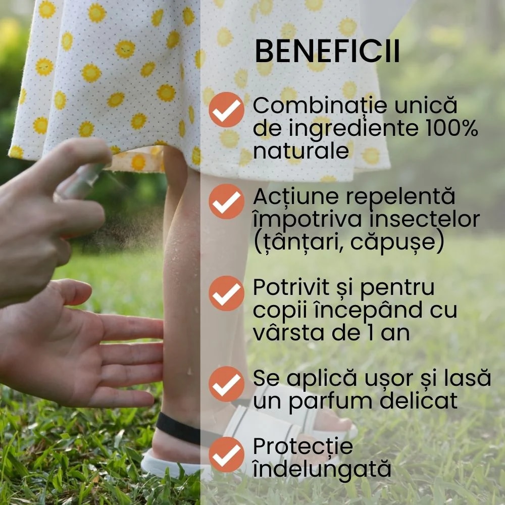 Lotiune tip spray, Tantaricus, protectie contra intepaturilor de ...