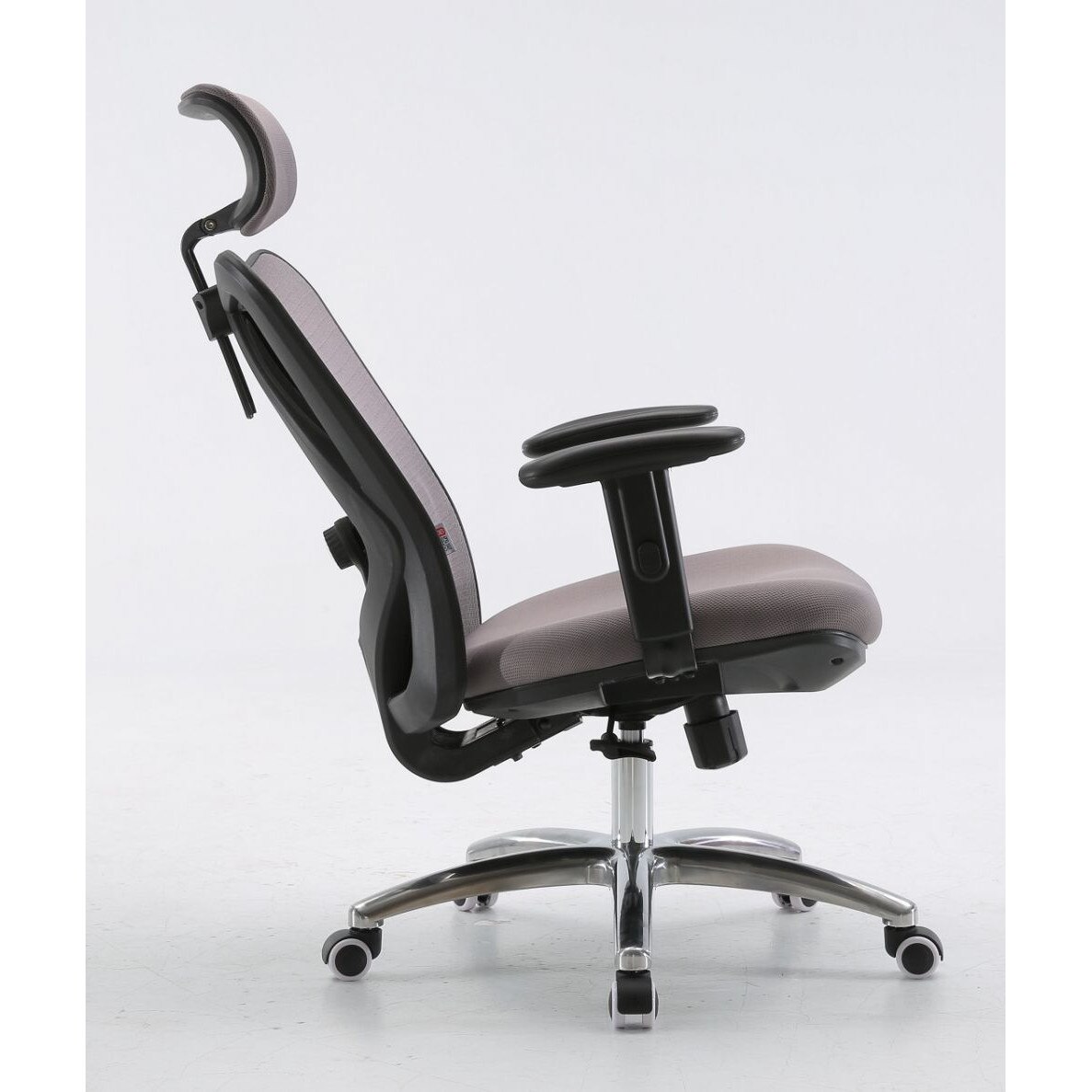 Scaun ergonomic SIHOO, pivotant, suport lombar, tetiera, cotiera ...