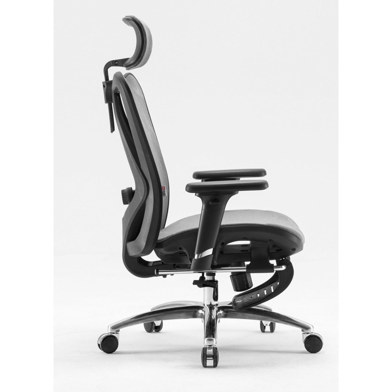 Scaun ergonomic SIHOO, pivotant, suport lombar, tetiera, cotiera ...