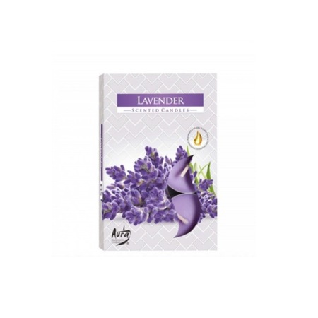 Set 7 x 6 Lumanare Pastila, Lavanda - eMAG.ro