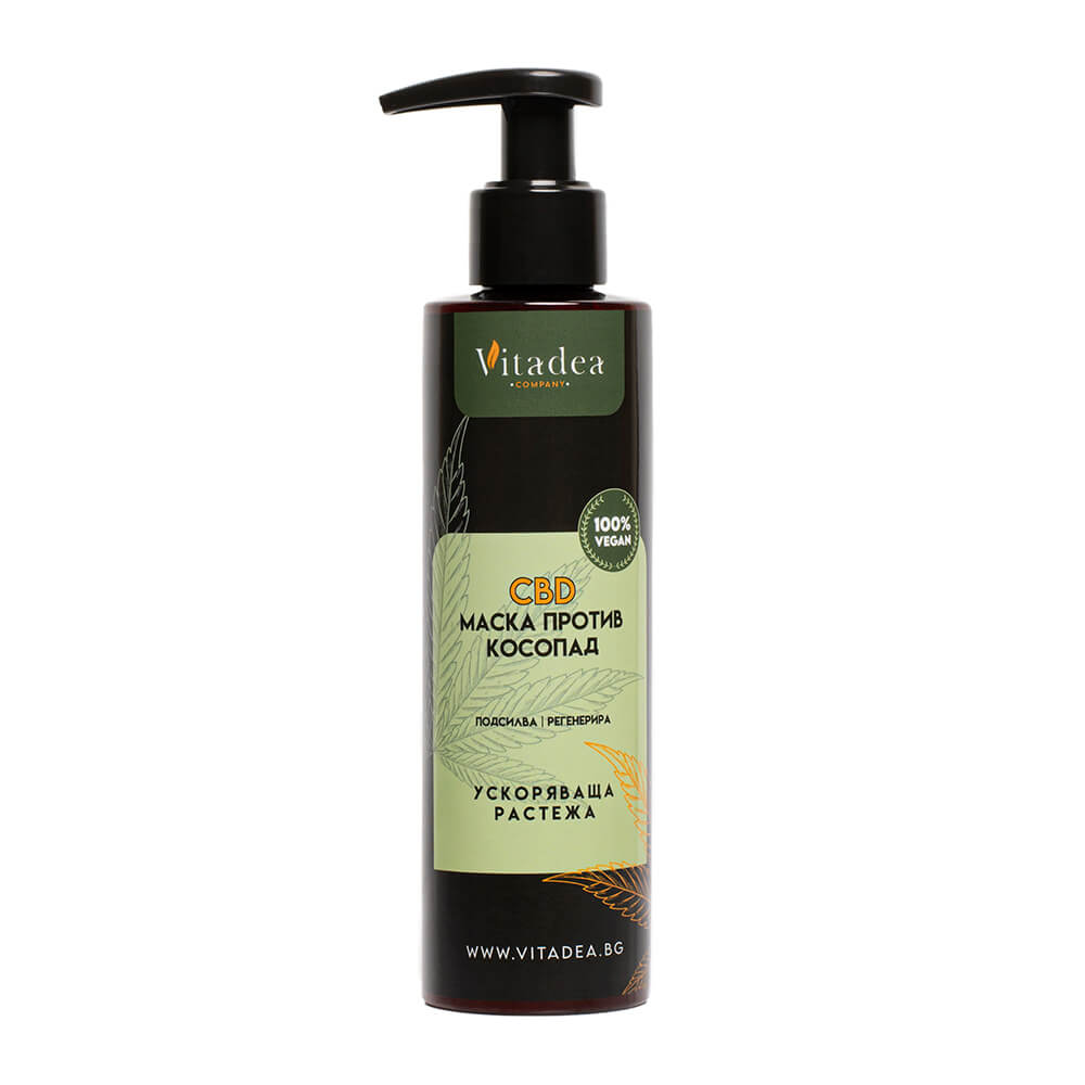 Маска за коса Vitadea, против косопад със CBD, 200 мл - eMAG.bg