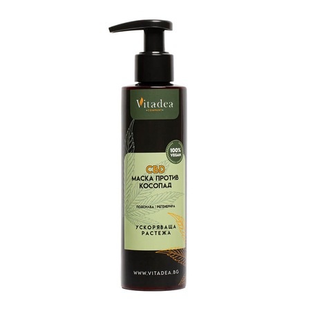 Маска за коса Vitadea, против косопад със CBD, 200 мл - eMAG.bg