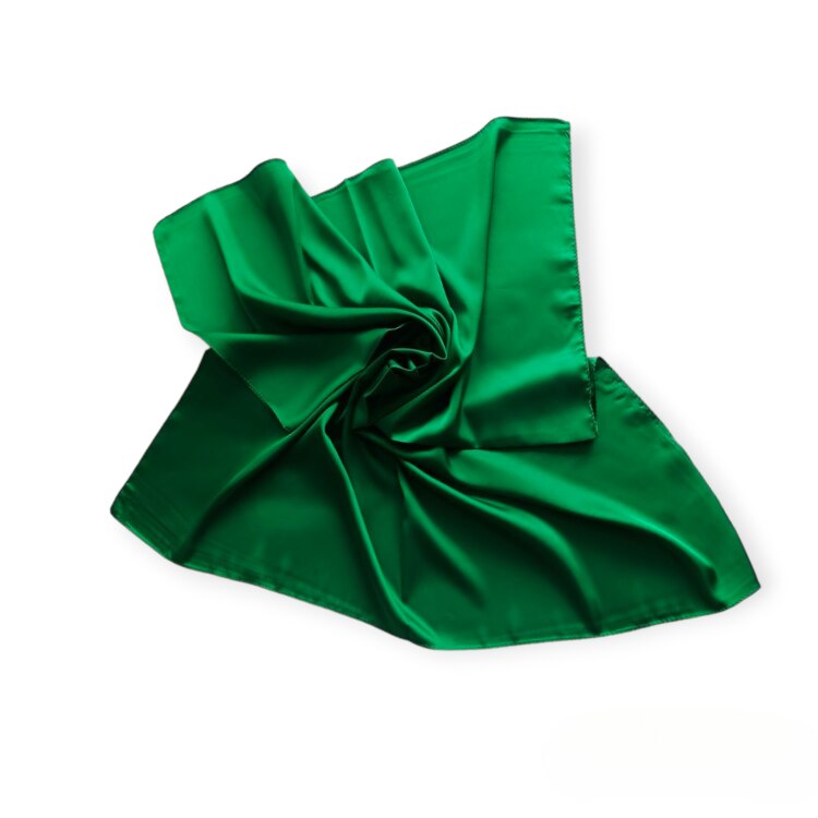 Esarfa dama, tip batic, forma patrata, uni, subtire, Silk Soft Touch ...
