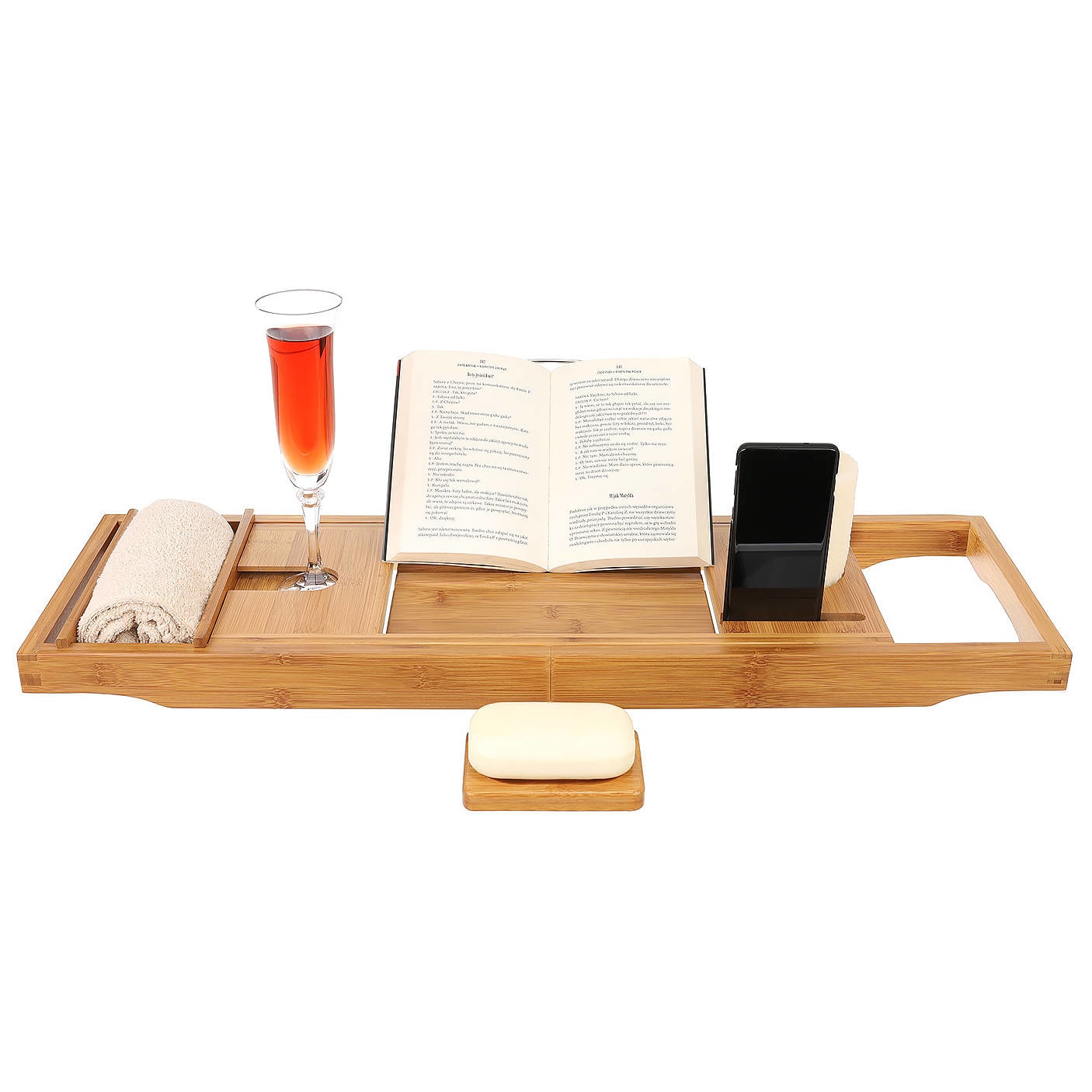 Masuta pentru Cada din bambus LikeSmart, suport tableta sau carte ...