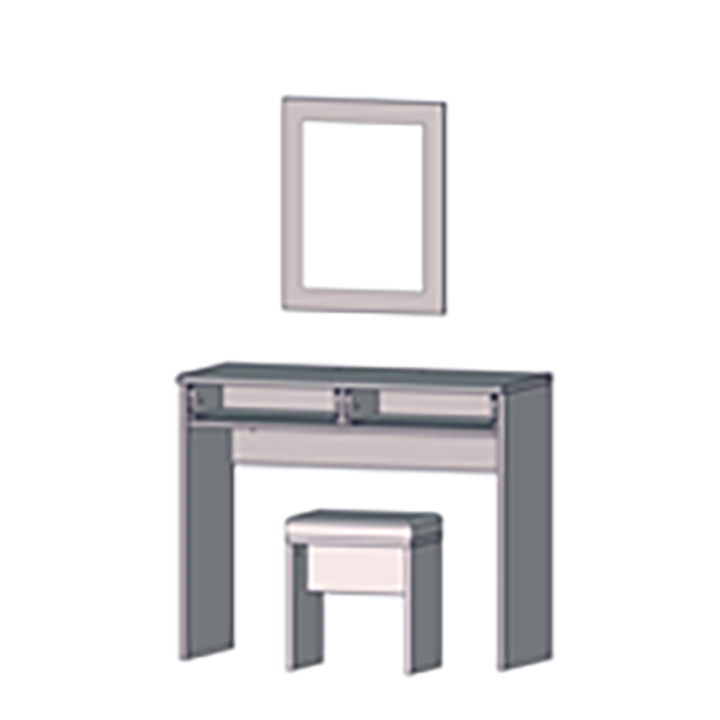 Set masuta de toaleta Forte Dalate, dimensiuni 100.3x 41.3x 165, stejar ...
