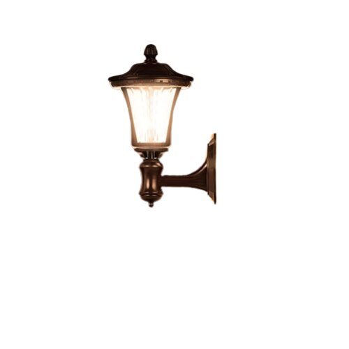 Lampa solara tip felinar, pentru perete, Alb cald - eMAG.ro