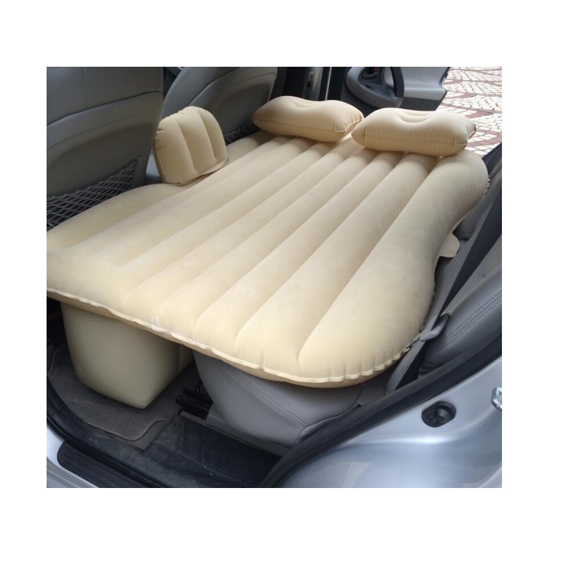 Pat gonflabil pentru masina, Pompa 12V, 135 x 85 cm, Gri - eMAG.ro