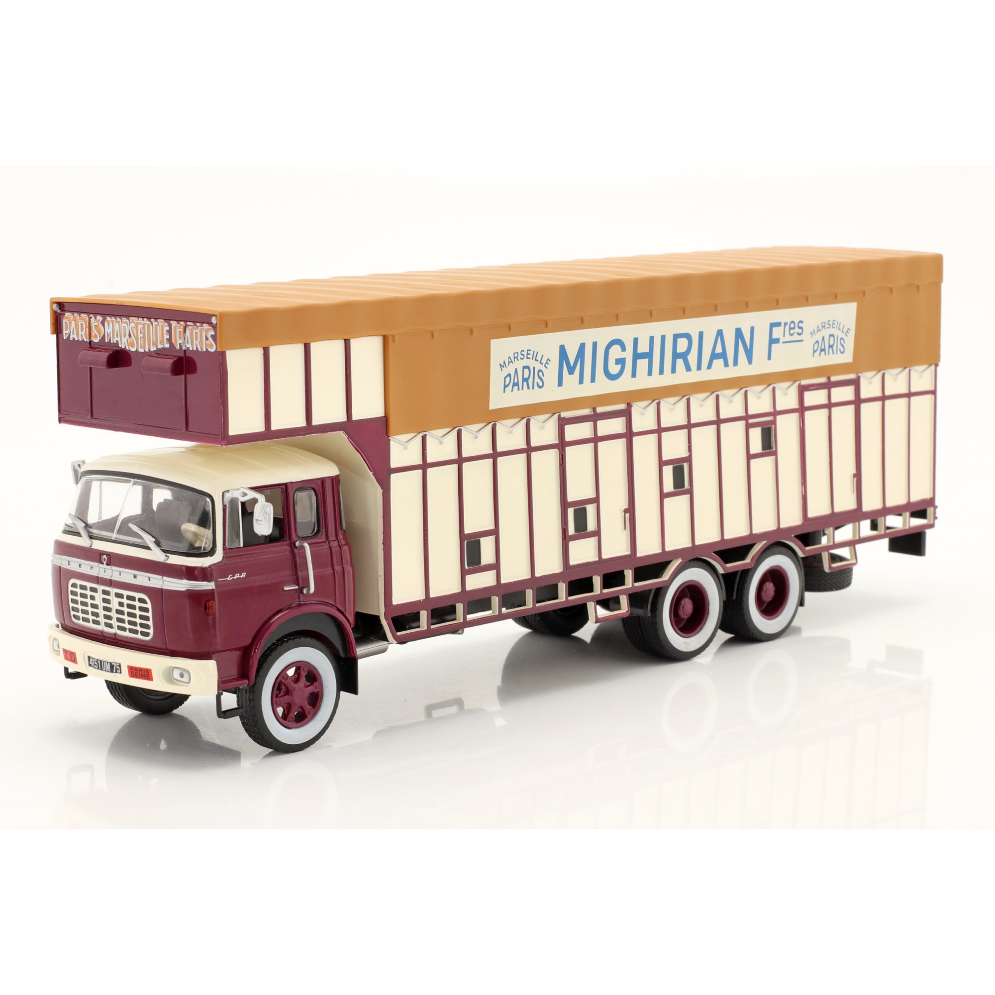 Macheta Camion Berliet GPRK10 Mighirian Freres 1968 - 1/43 Altaya - eMAG.ro