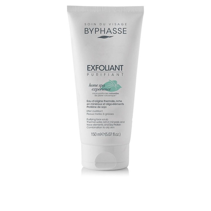 Exfoliant facial purifiant, Home Spa Experience Byphasse, 150 ml - eMAG.ro