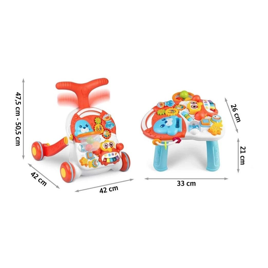 Бебешка проходилка, Мултифункционална, 5в1, С баскетболен кош, Център ...