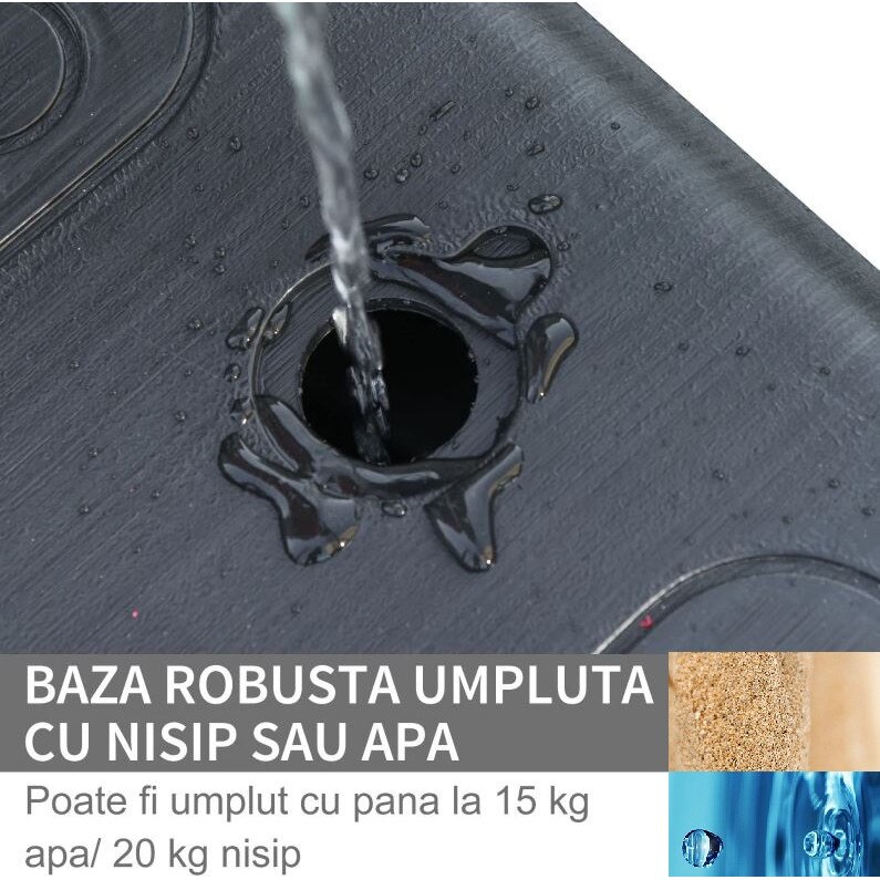 Cos de baschet, stativ portabil, minge, pompa, plasa cos, inaltime ...