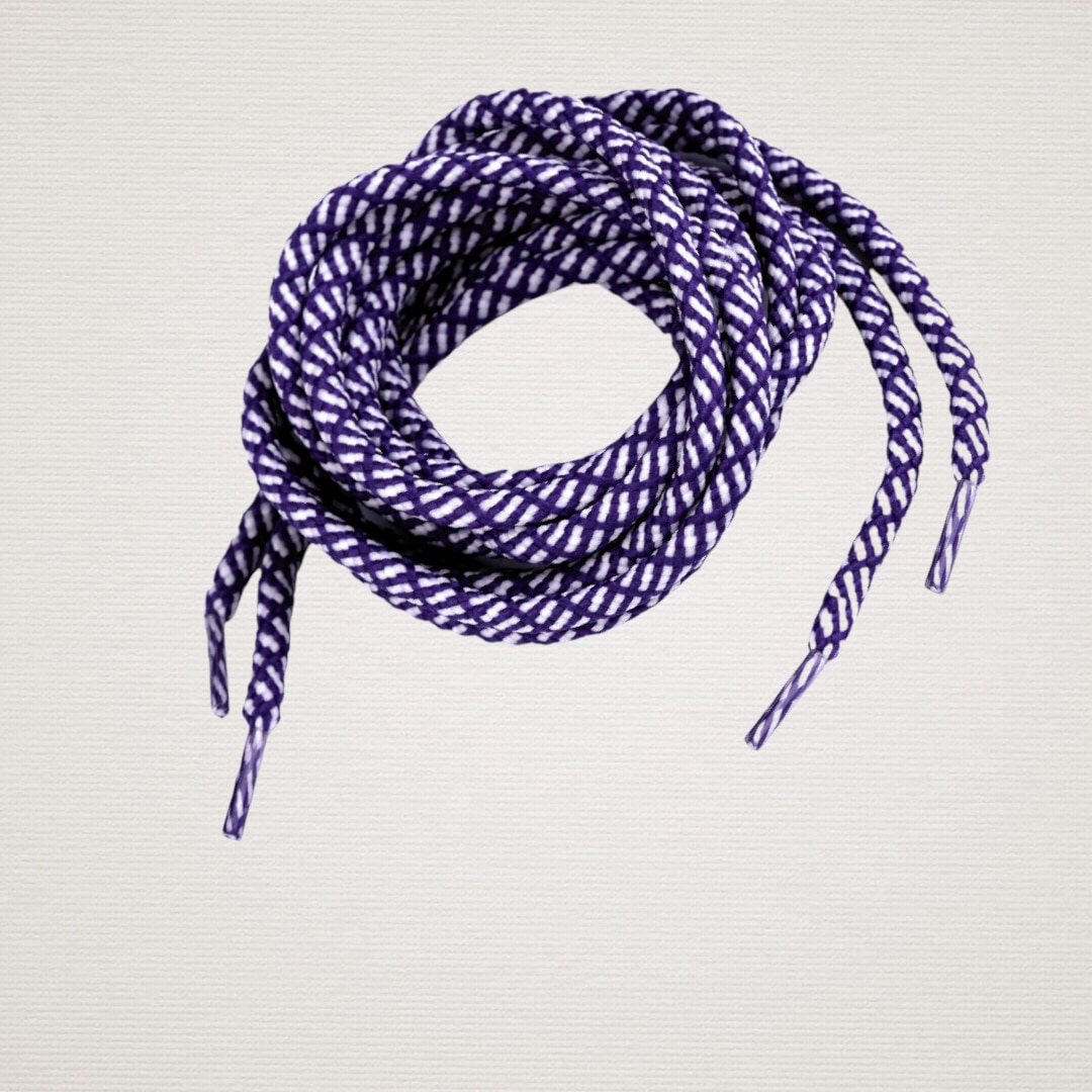 Set 2 sireturi rotunde poliester pentru pantofi sport 0,5 x 130 cm ...