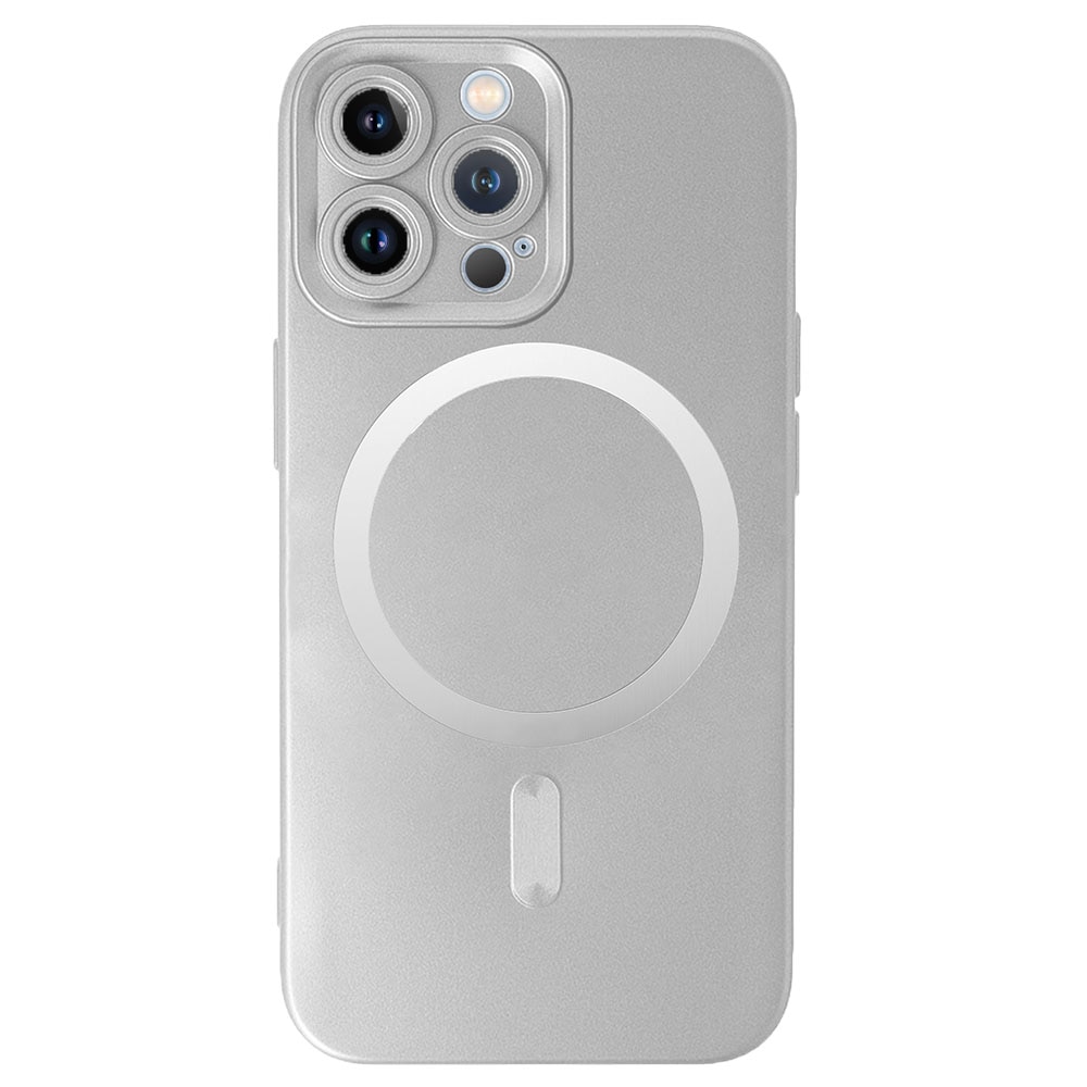 Husa tip MagSafe compatibila cu Apple iPhone 14 Pro, Metallic Safe ...