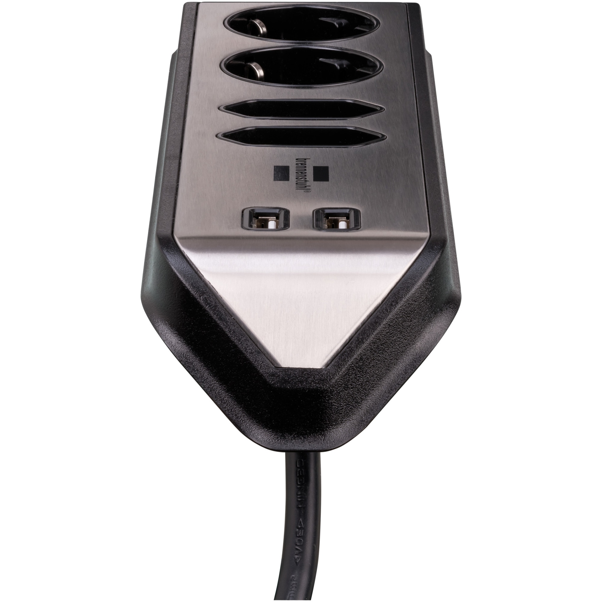 Prelungitor pentru perete/colt Brennenstuhl Estilo, 4 prize, 2xUSB 3.1 ...