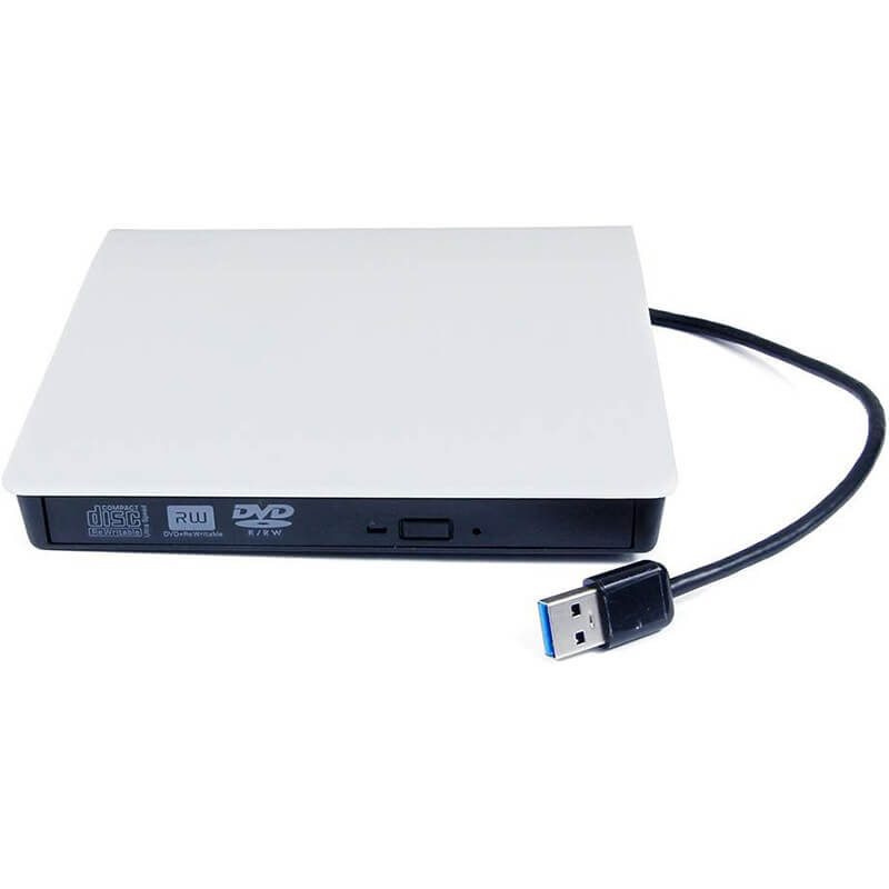 Unitate DVD externa Edman CDWR USB 3.0, DVD +/-, RW DVD / CD ROM, Alb ...