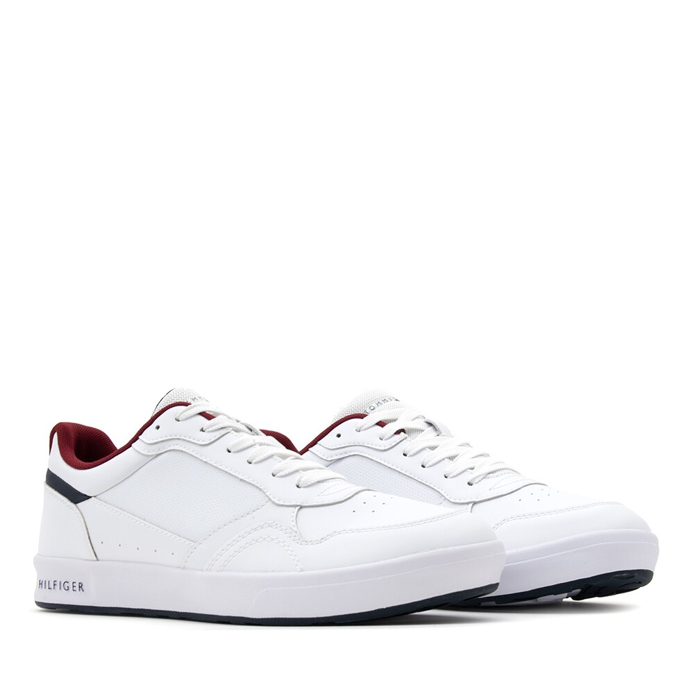 TENISI BARBATI, TOMMY HILFIGER, POLIURETAN, ALB, 42 - eMAG.ro