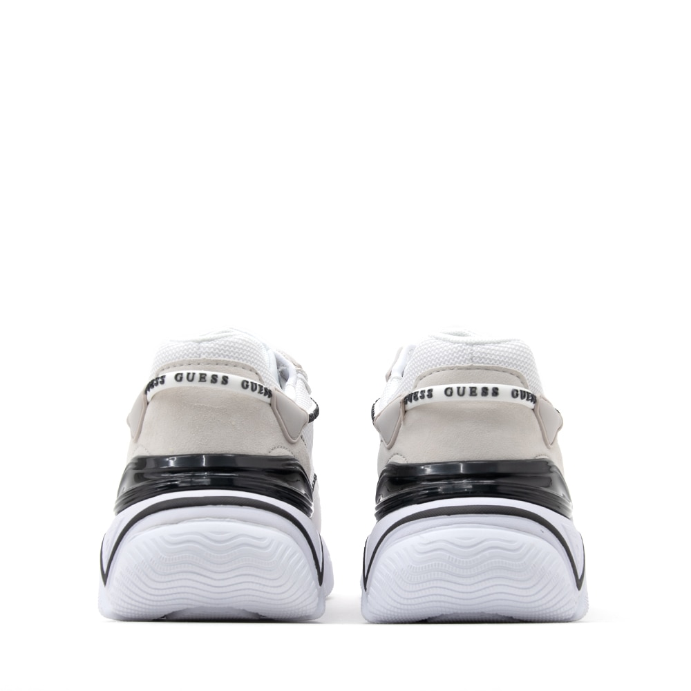 Adidasi femei, Guess. piele-sintentic-textil, negru/alb, 41 - eMAG.ro