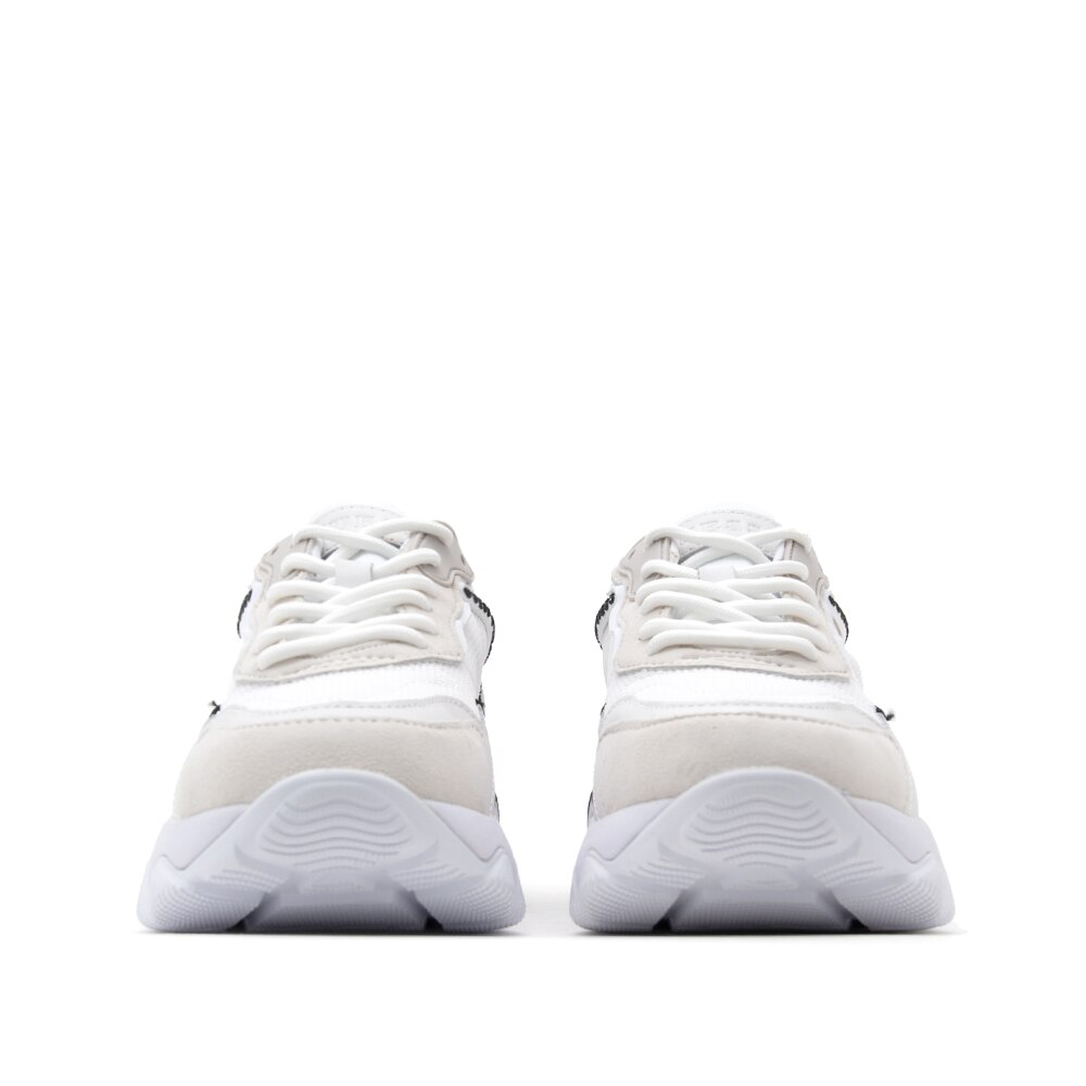 Adidasi femei, Guess. piele-sintentic-textil, negru/alb, 41 - eMAG.ro