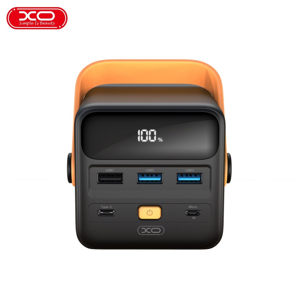 XO Power bank PR168 50000mAh QC22.5W - PD 20W черен - eMAG.bg