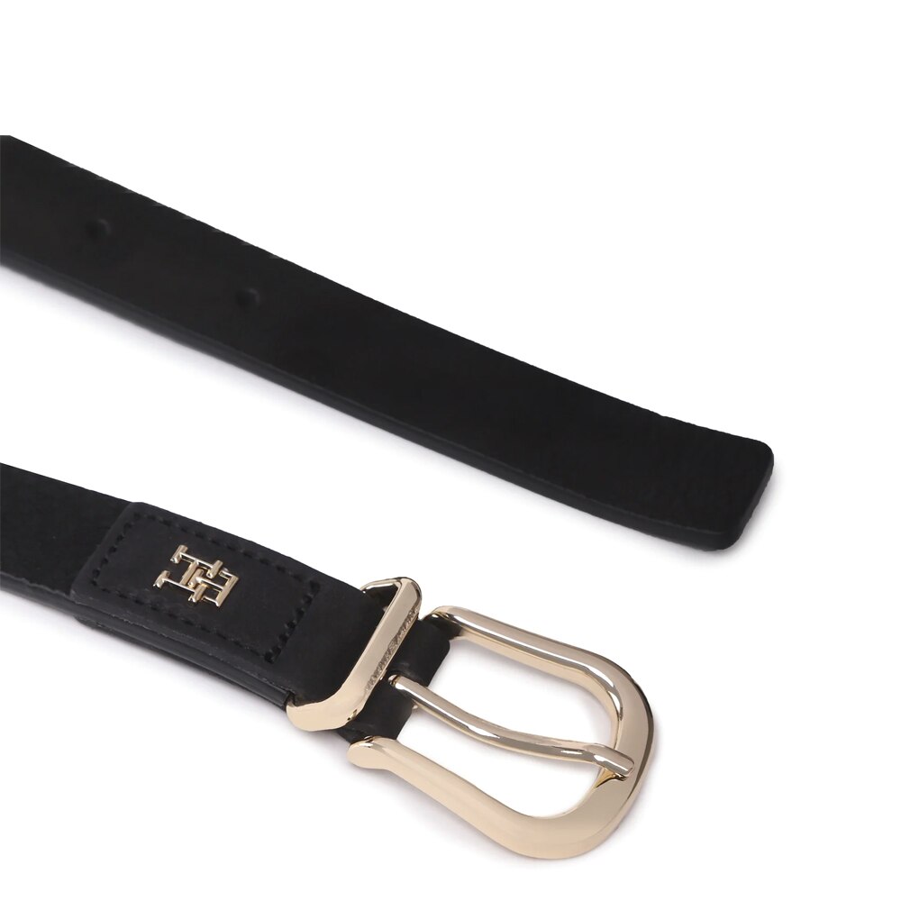Tommy Hilfiger, Curea dama, Piele, Negru, 90 - eMAG.ro