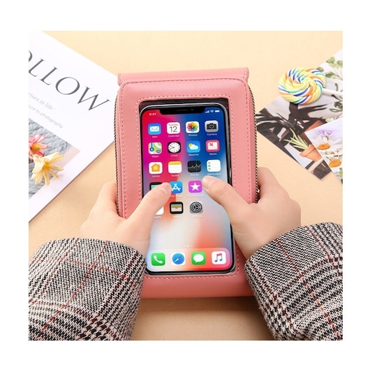 Geanta pentru telefon mobil cu ecran tactil, Signice®, dama Geanta ...