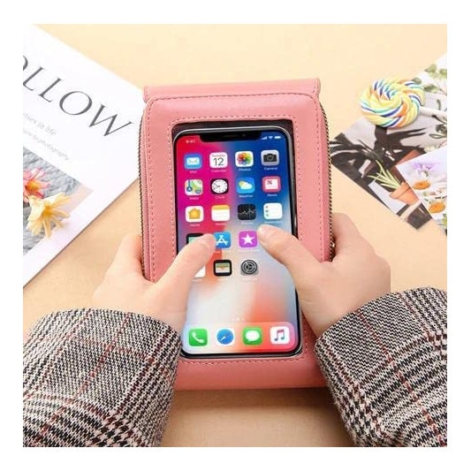 Geanta pentru telefon mobil cu ecran tactil, Signice®, dama Geanta ...