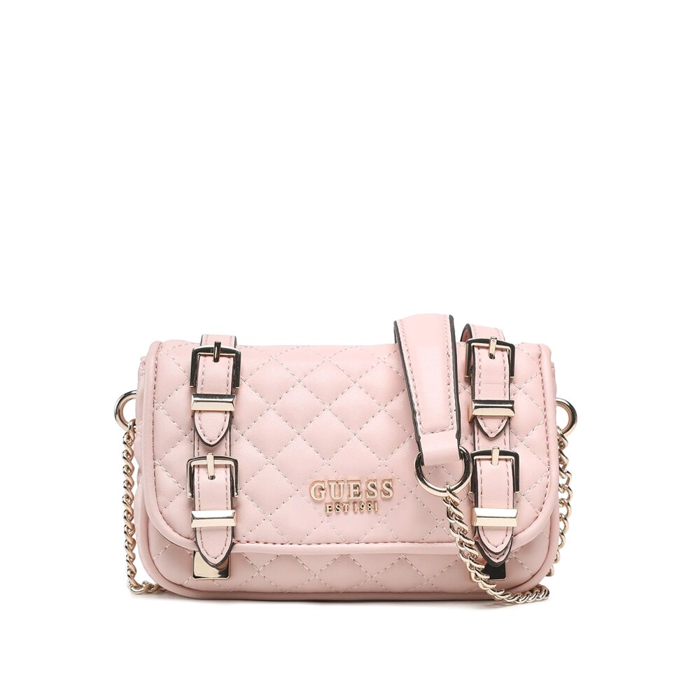 Geanta dama, Guess, Piele ecologica, 18x4x11.5 cm, Roz - eMAG.ro