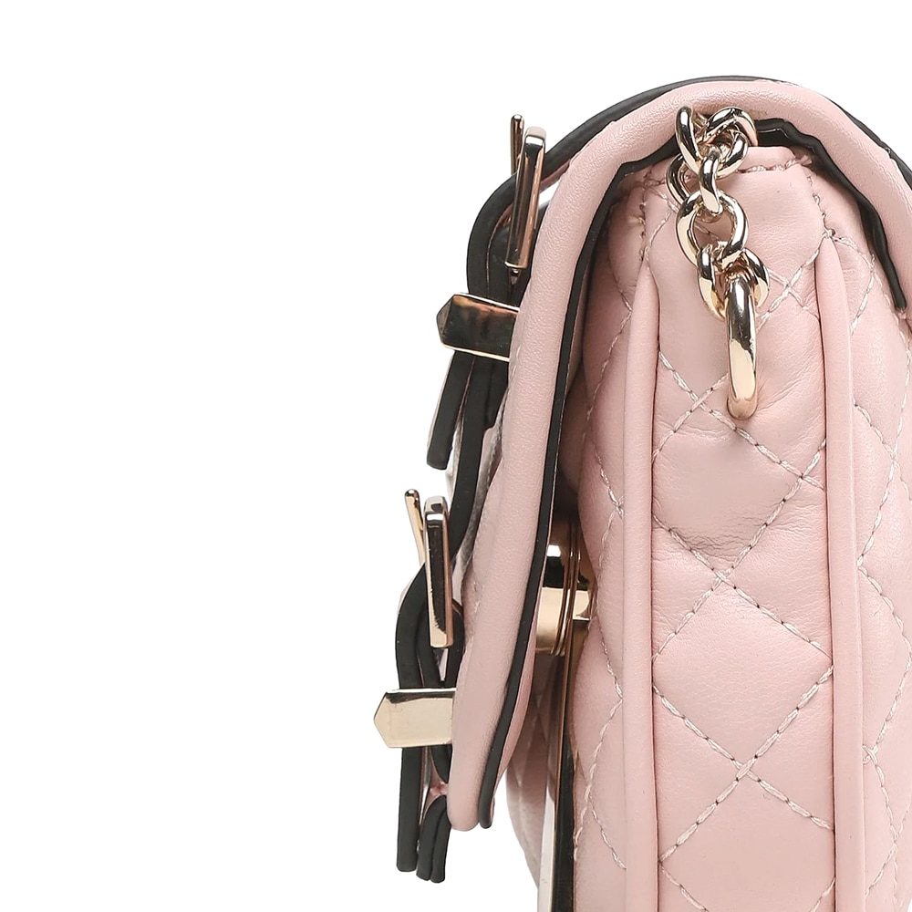 Geanta dama, Guess, Piele ecologica, 18x4x11.5 cm, Roz - eMAG.ro