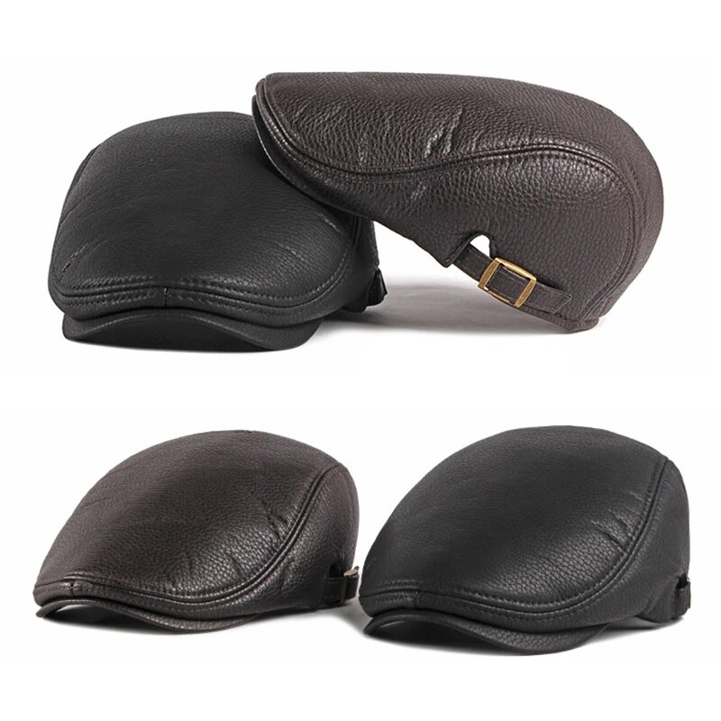 Basca pentru barbati, Izmael, Piele ecologica, Negru, 55- 60 cm - eMAG.ro