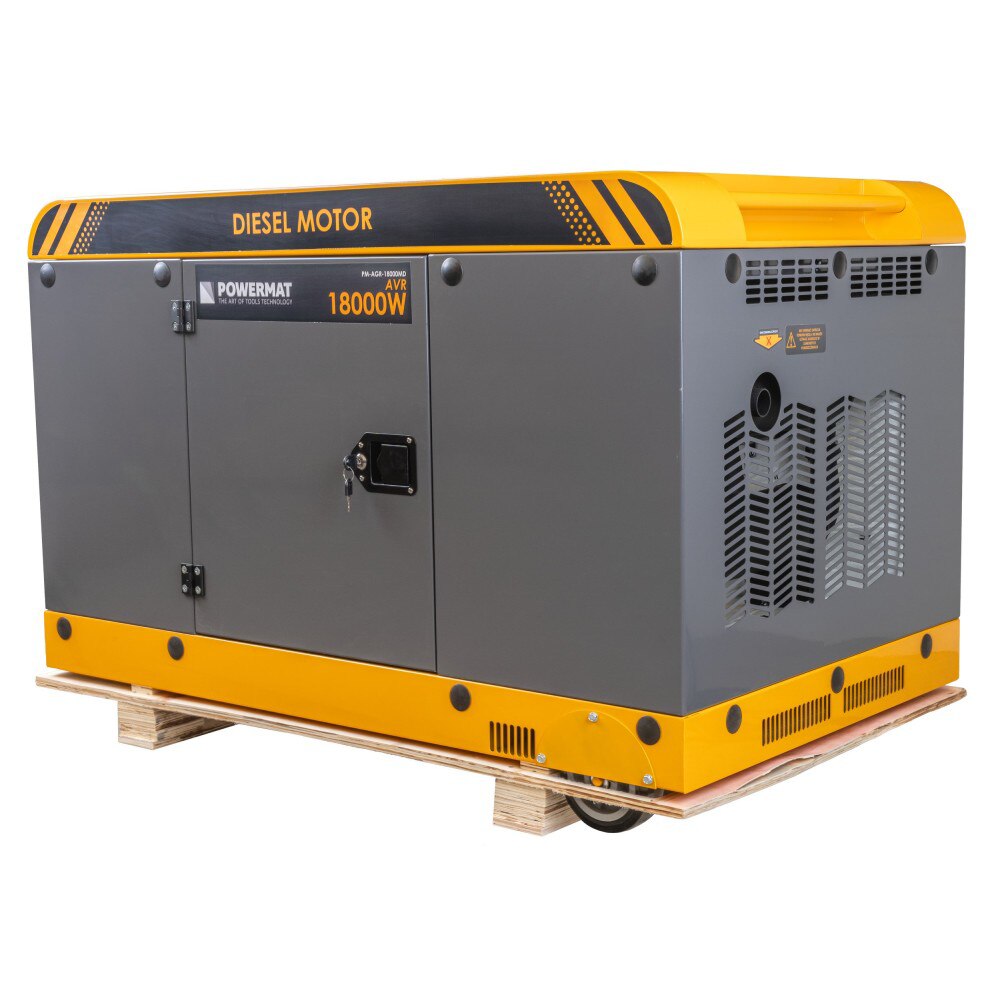Generator de curent pe motorina PM-AGR-18000MD, 18 kW, 230 V / 400 V ...