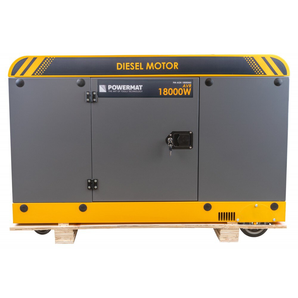 Generator de curent pe motorina PM-AGR-18000MD, 18 kW, 230 V / 400 V ...