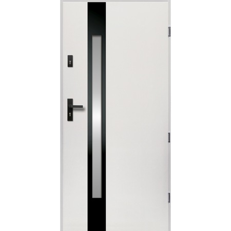 Usa intrare, OK Doors, Model P55 Arteo, Otel/PVC, 2070 x 1000mm, Alb ...
