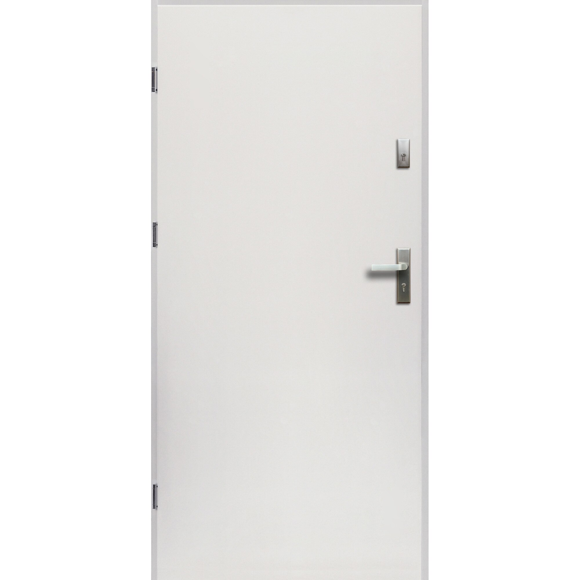 Usa intrare, OK Doors, Model P55 Artemida, Otel/PVC, 2070 x 1000mm, Alb ...