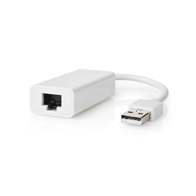 Cablu Ethernet USB-A tata la RJ45 mama, Alb - Calitate superioara - eMAG.ro